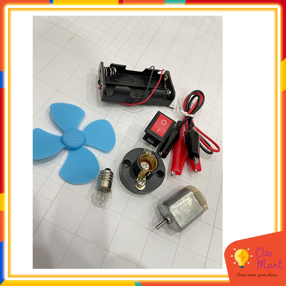 8 in1 Students Electrical Circuit School Electronic Kits Experiment Set ...