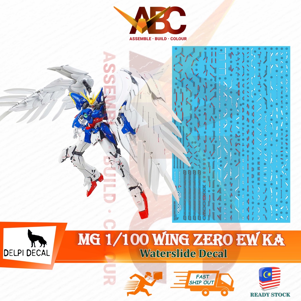[Delpi] Waterslide Decal - MG 1/100 Wing Zero EW Ver Ka (Normal ...