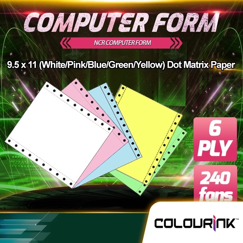 ColourInk NCR Computer Form 1 Ply ｜1 Ply 2UP｜2Ply｜2 Ply 2UP｜3 Ply｜3 Ply ...
