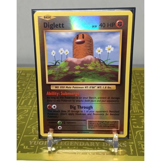 Pokemon TCG | Grade A | Diglett (55/108) Common Reverse Holo (EN ...