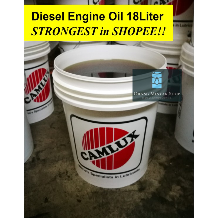 Camlux Diesel Engine Oil SAE40/ CF-4 18Liter/ Minyak Enjin SAE40/Engine ...