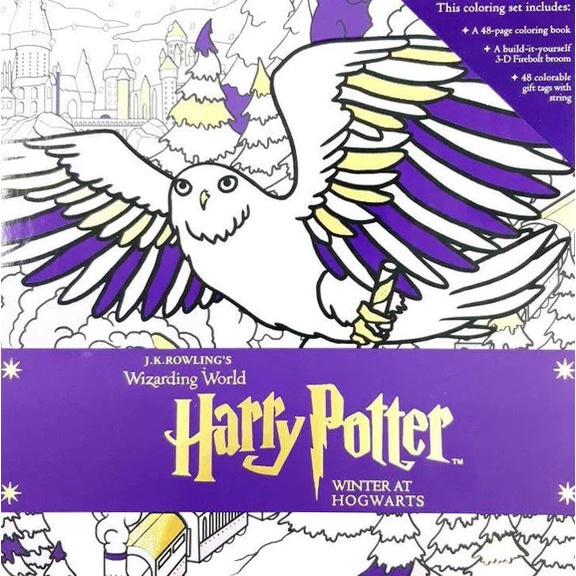 Winter At Hogwarts A Magical Coloring Set (Harry Potter) | Shopee Malaysia