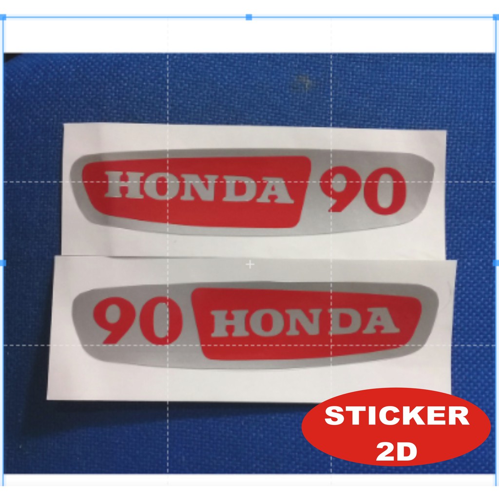 20230831-1141 STICKER HONDA C90 ORACAL CLEAR COATED STICKER 2D Body ...