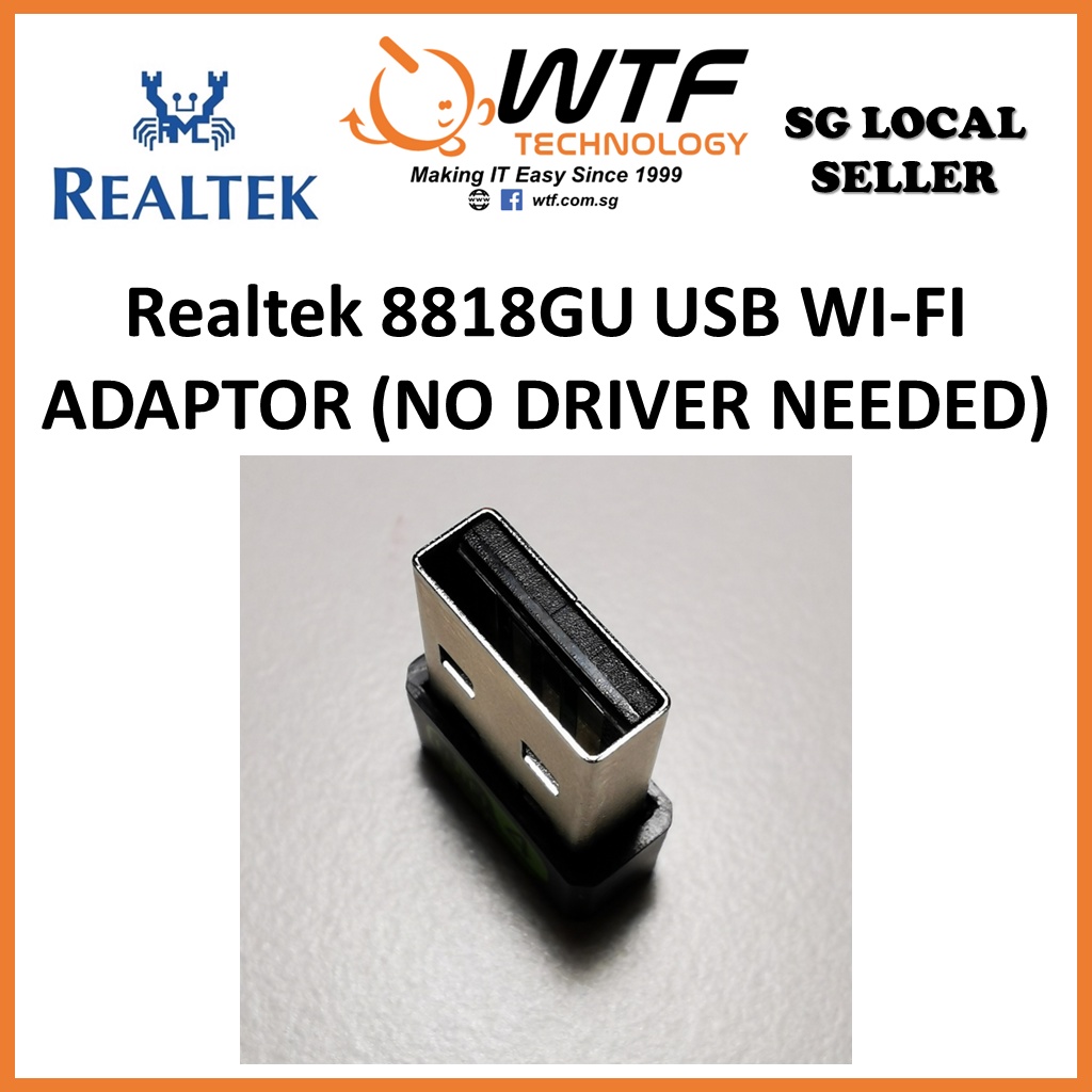 Realtek RTL8818GU USB Wifi Wi-Fi Adapter Adaptor (No Windows Driver ...