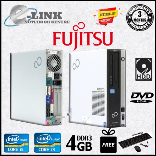 ( Fujitsu Intel i5 i3 1-4 th Generation Refurbished ) ESPRIMO SFF / 4GB ...