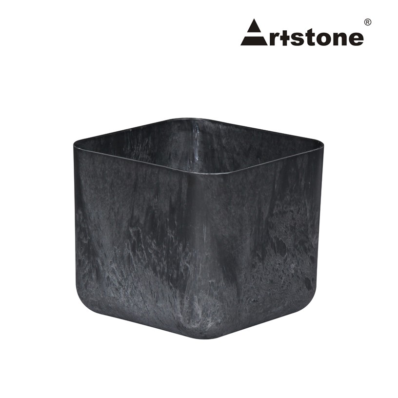 Artstone Rubik Pot D20 H18 / Flower Pot / Pasu Bunga Hiasan Modern ...