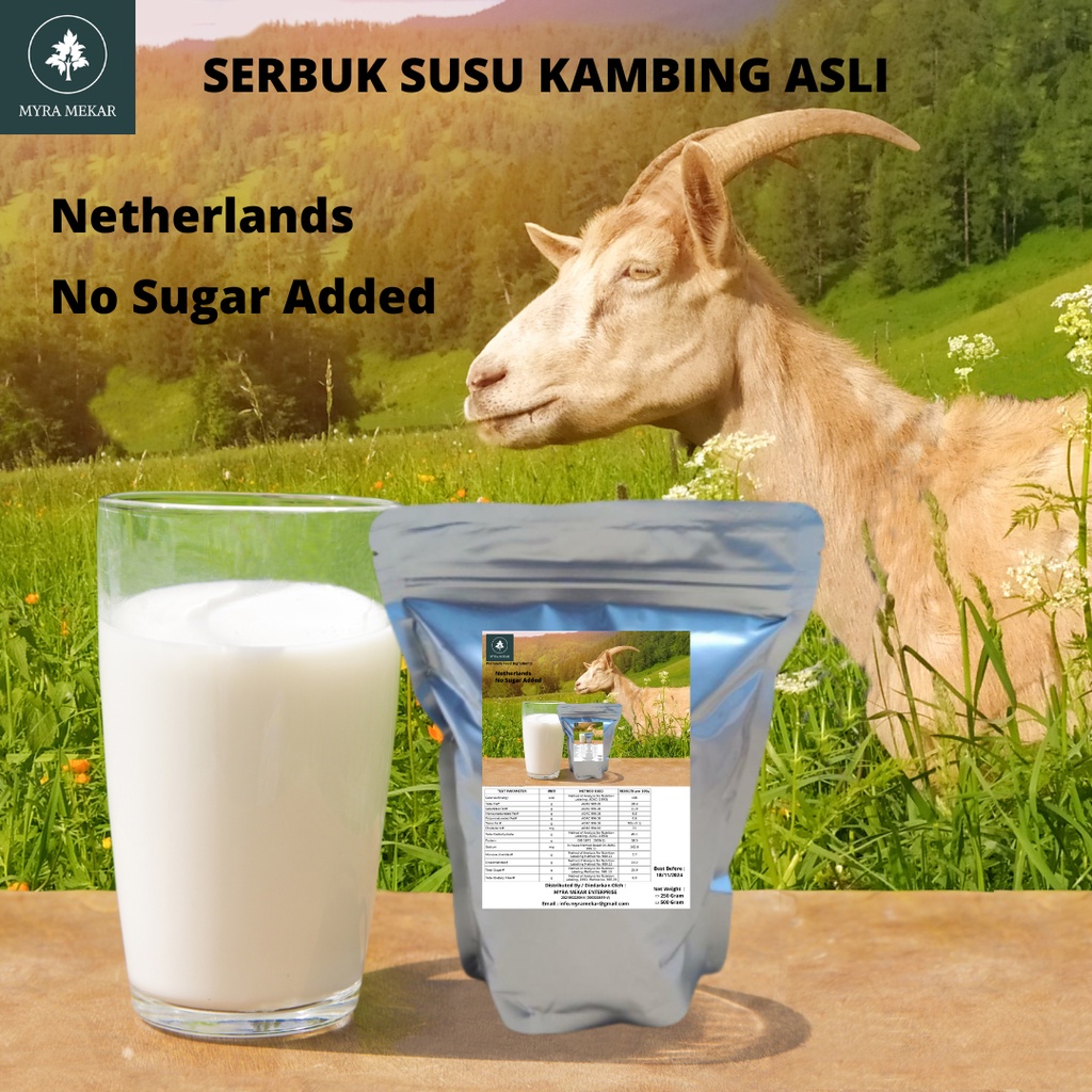 Myra Mekar Susu Kambing Asli Original Full Cream Milk Susu Tepung Full ...