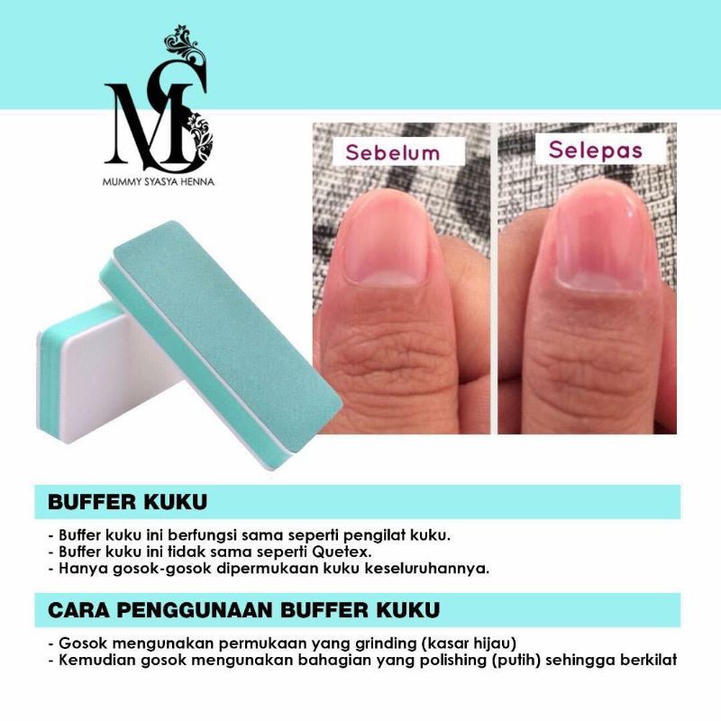 Buffer Bar Pengilap Kuku Dua Muka( Kasar/licin) | Shopee Malaysia