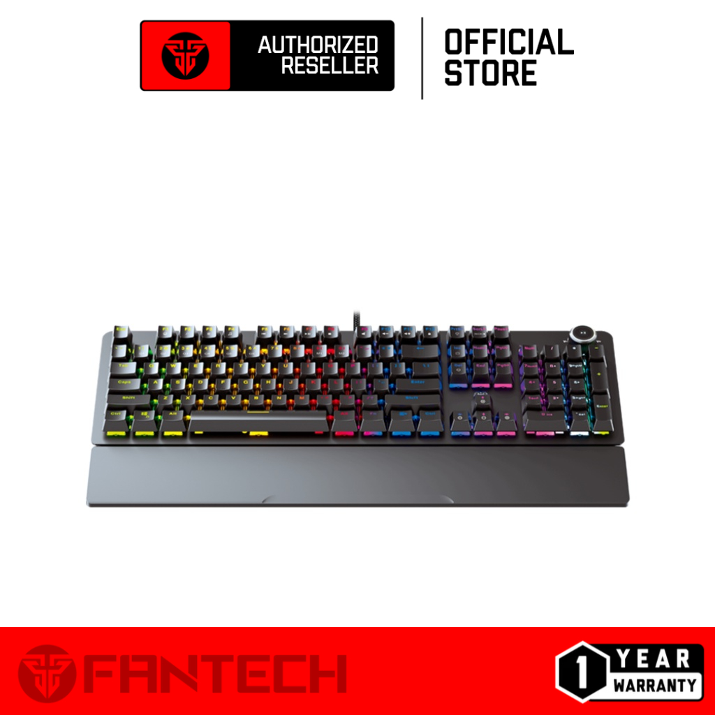 FANTECH MK853 Wired Mechanical Keyboard Black, White, Pink Colors - Red ...
