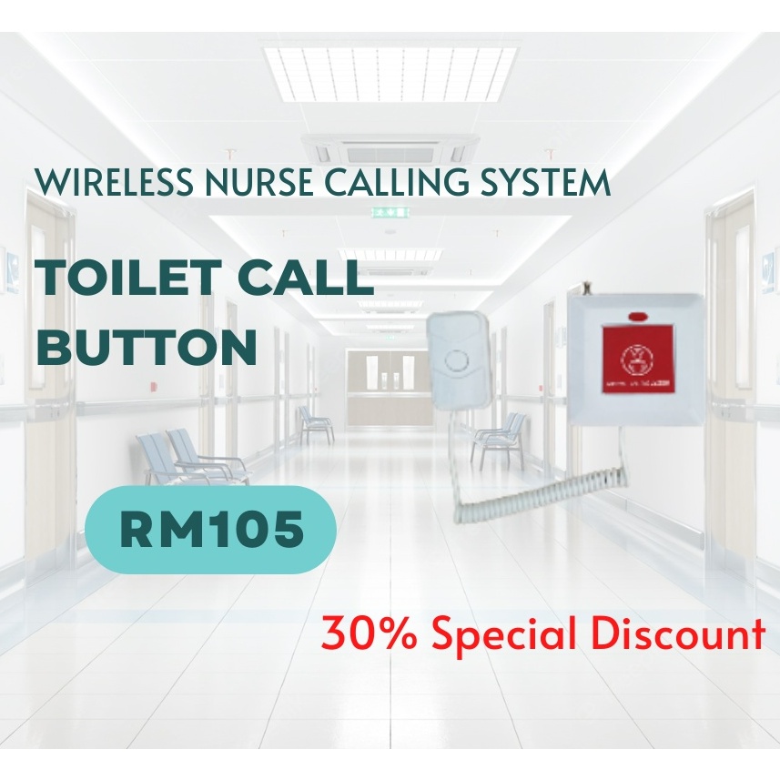 Nurse Calling System / Wireless / READY STOCK / Toilet Call Button ...