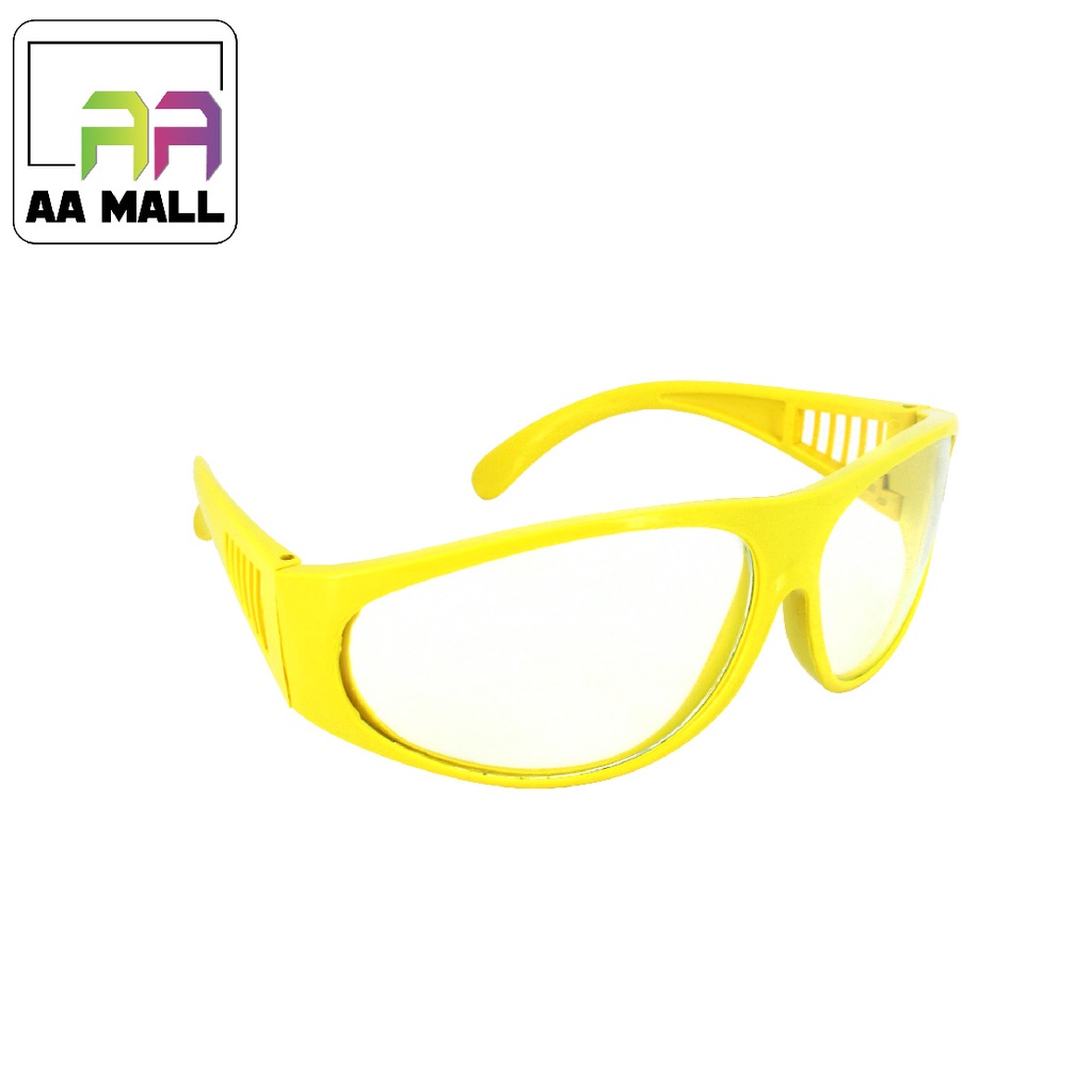 New Safety Eye Protection PPE Glasses Goggle Spec Black / Clear - FS ...