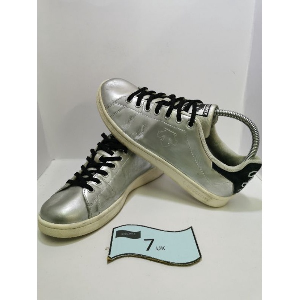 Kasut Bundle Branded Retro Leather Sneaker Descente Trainer Size 7UK ...