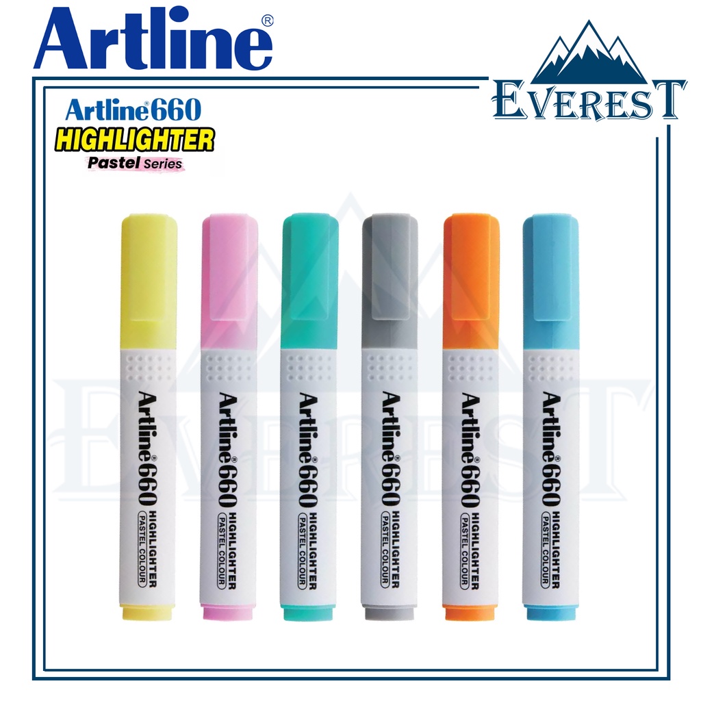 Artline 660 Pastel Highlighter Pen (1pc) | Shopee Malaysia