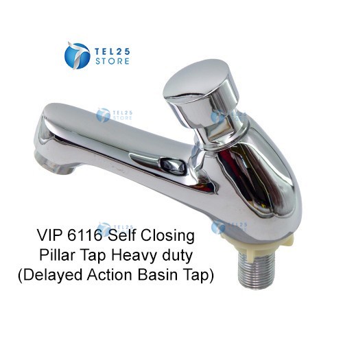 [ 1 UNIT ] VIP 6116 / VAGO Self Closing Pillar Tap Heavy duty (Delayed ...