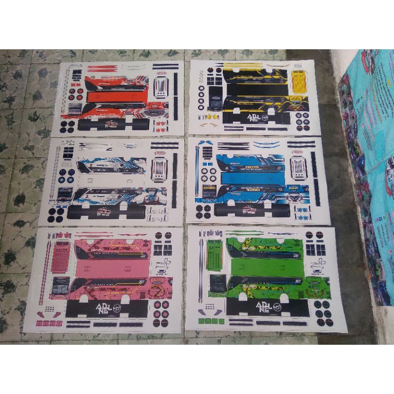 1:50 Scale Bus Model PaperCraft Sheets All Complete Bus Model Here ...