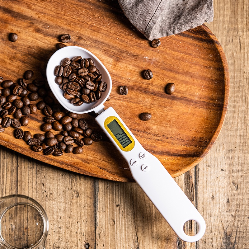 Portable LCD Digital Kitchen Scale 0.1g High Precision Coffee Bean ...