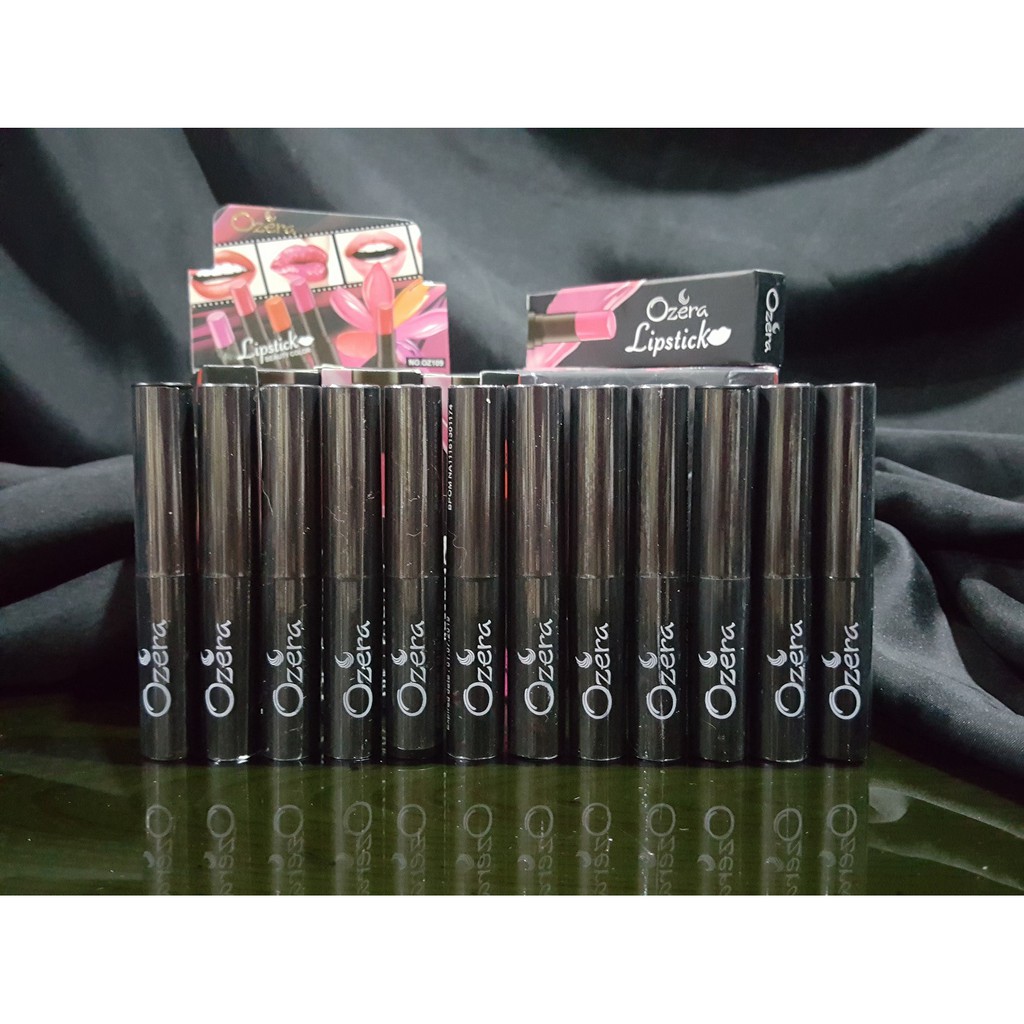 New Lip Ozera - Beauty Color Lip Stick / Ozera Rotate Black Lipstick ...