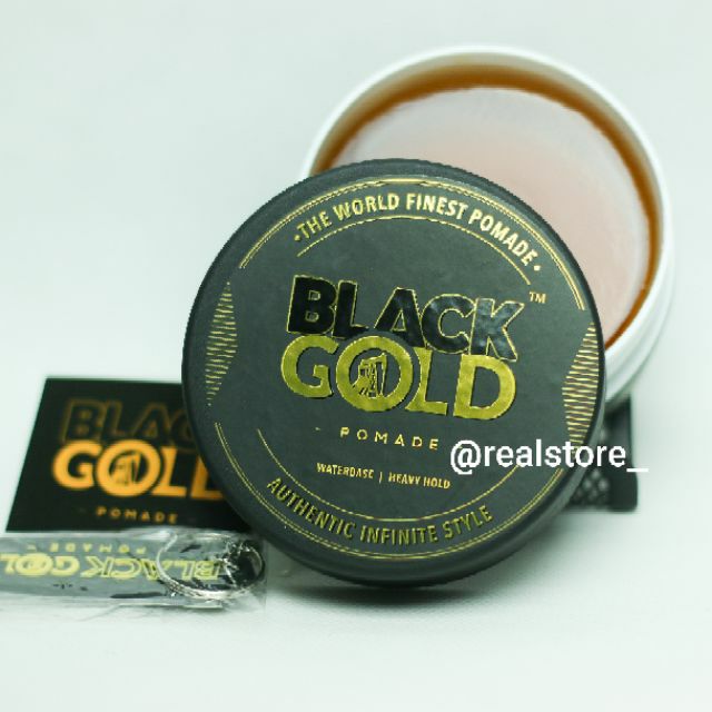 (⚡🔥HOT ITEM + FREEGIFT🔥⚡) Black Gold Pomade 💯 Original!!! | Shopee Malaysia