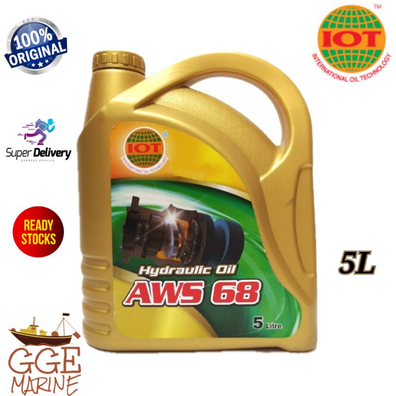 IOT AWS 68 Hydraulic Oil [5L] | Shopee Malaysia