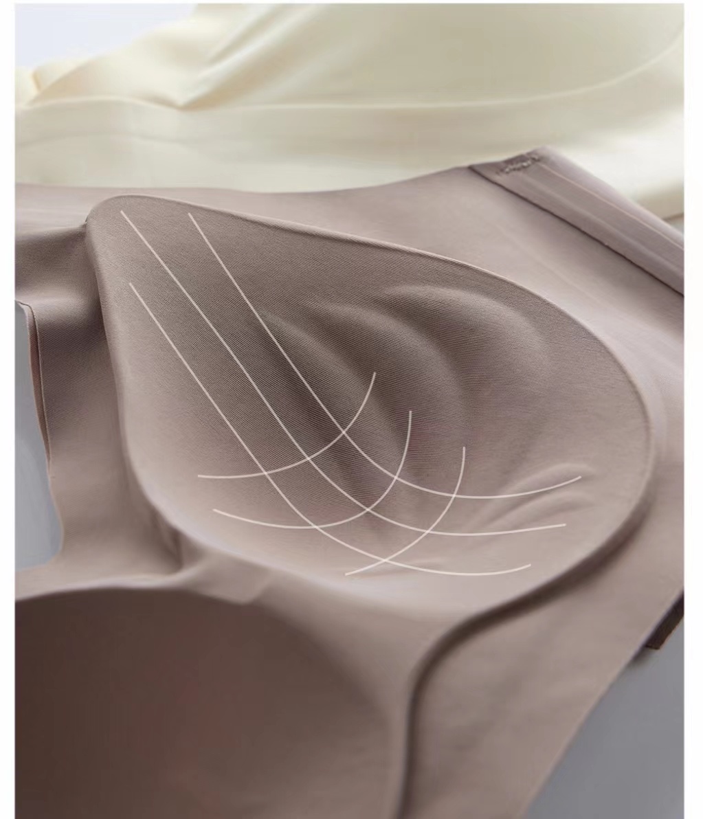 Thera & Co Bra Women Bra New Style Fixed Cup Latex Bra Wireless ...
