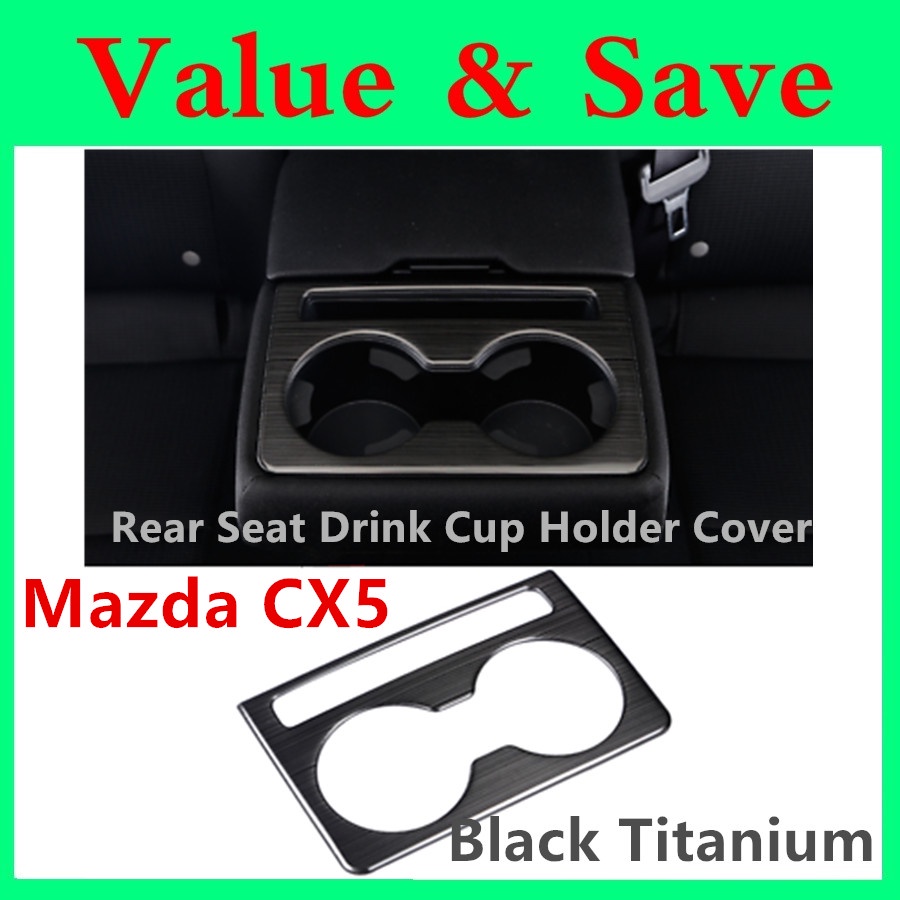 Mazda CX5 CX-5 2018 - 2025 Car Rear Armrest Seat Cup Holder Trim Cover ...