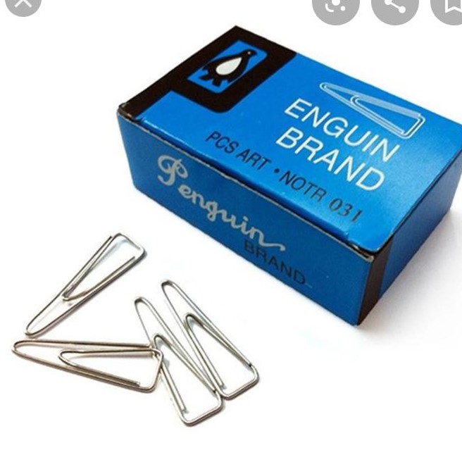 31MM PENGUIN BRAND TRIANGLE PAPER CLIP [1 SMALL BOX] | Shopee Malaysia