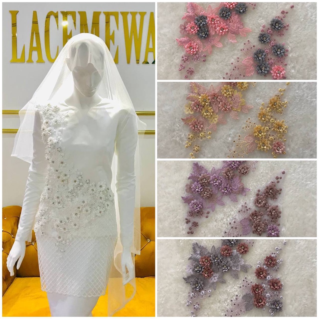 🌸PATCHWORK FLOWER LUNA SERIES🌸 PATCHWORK TAMPAL TERUS CANTIK, MEWAH ...