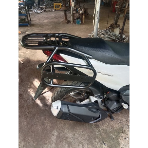 HONDA CLICK 160 - TOP BRACKET BOX WITH SIDE PANNIER (available in ...