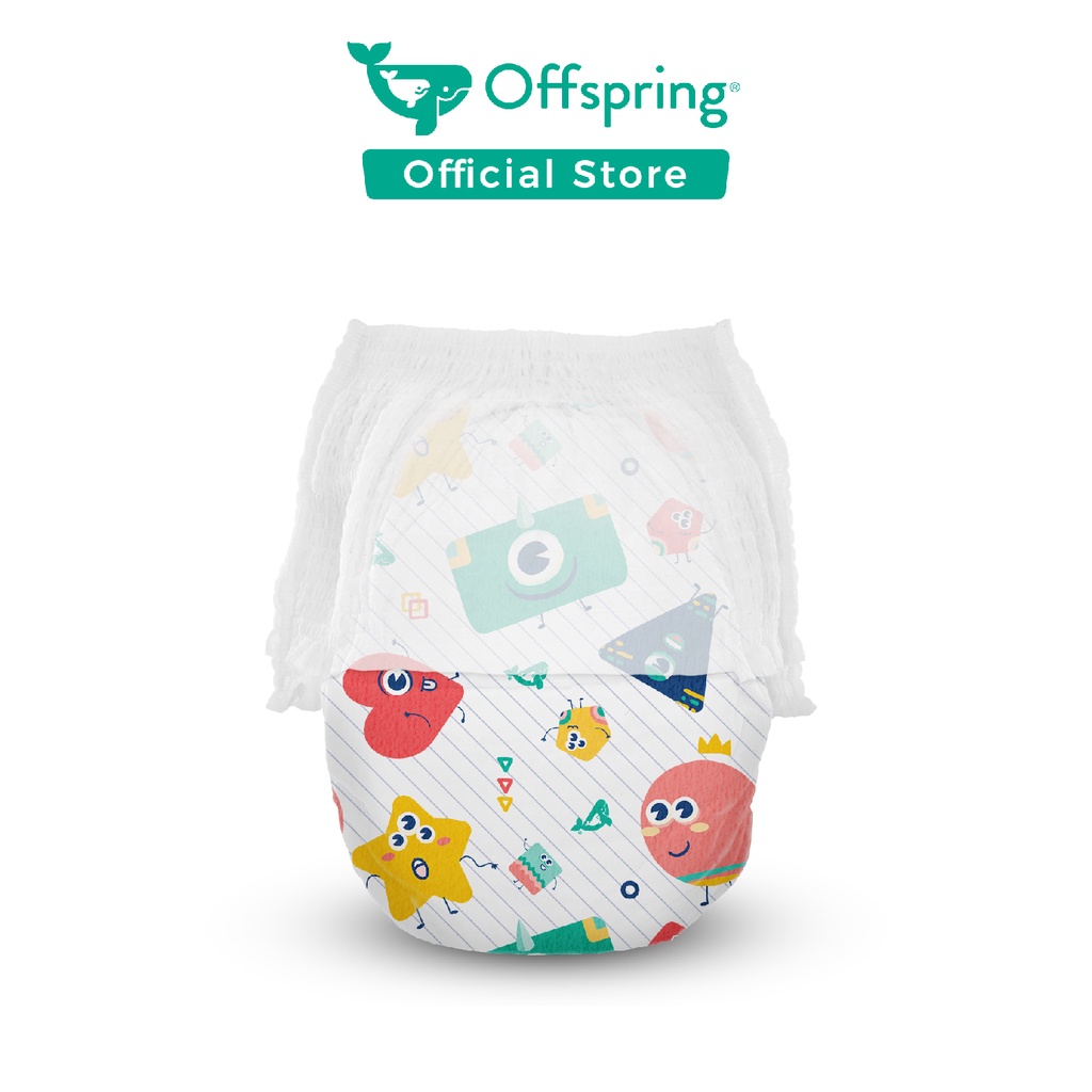 Offspring Premium Fashion Pants Diaper - XL (30 Pcs) | Shopee Malaysia