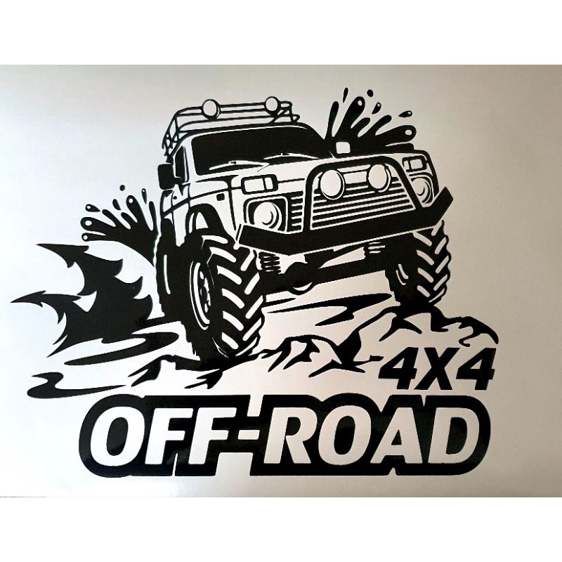 4X4 OFF ROAD STICKER,STICKER OFFROAD,STICKER 4X4 STICKER TAMPAL LUAR ...