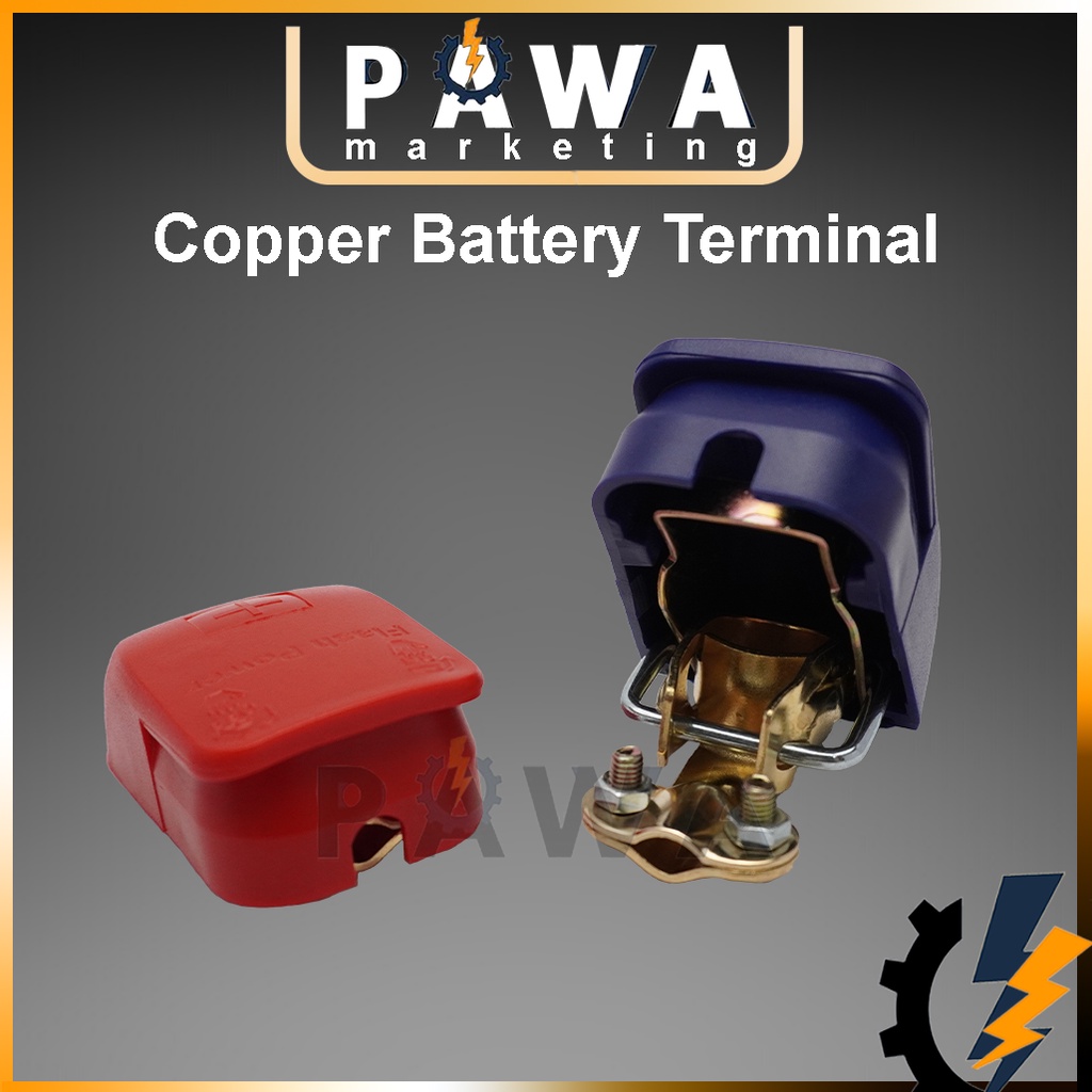 Pawa 1Set Car Boat Heavy Duty Copper Quick Release Battery Terminal ...