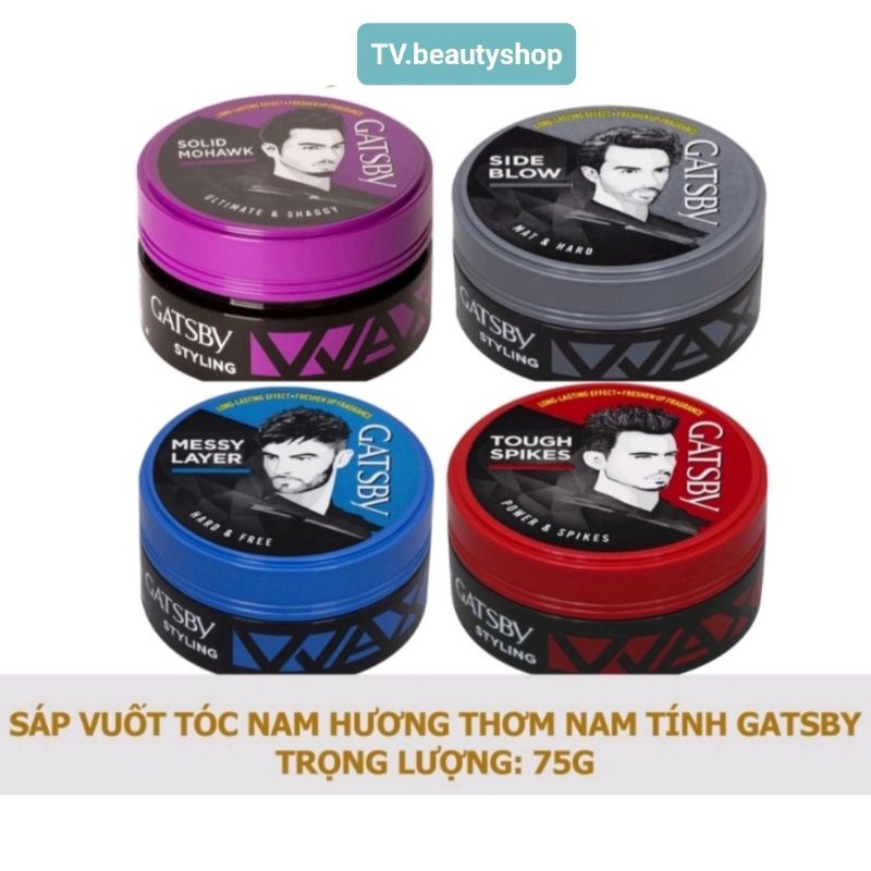 Gatsby Ultimate Shaggy styling wax hair 75g | Rambut lilin penggayaan ...