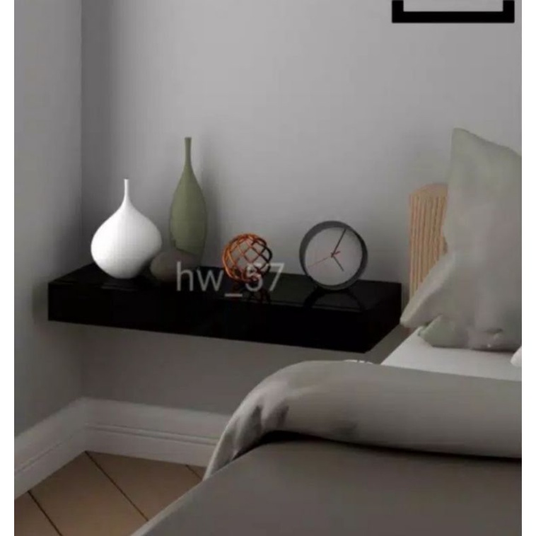 Dressing Table Drawer Wall Shelf 40x25 Cm Minimalist Wall Drawer Shelf ...