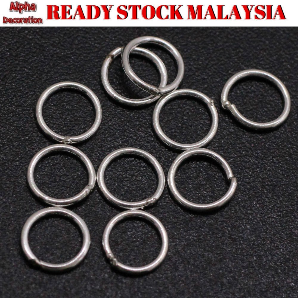 💥READY STOCK💥 Sterling Silver 925 Jump Ring Soldered Closed Jump Ring ...