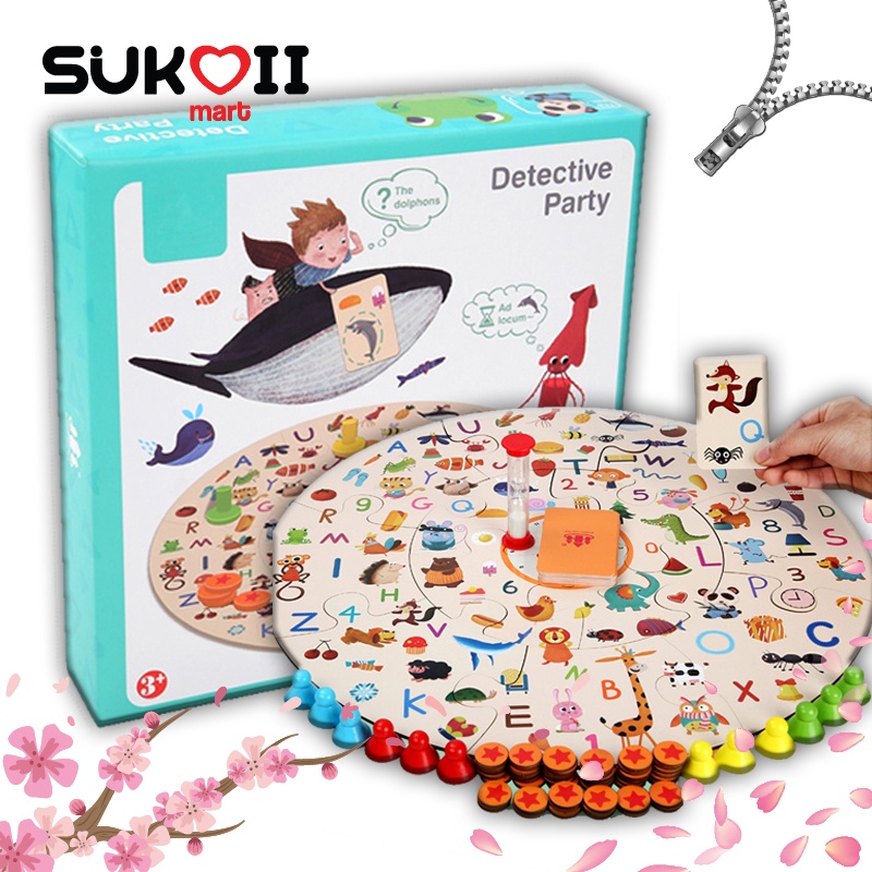 SKOI Children Find Picture 3 Memory Board Game Creative Puzzles Mainan ...