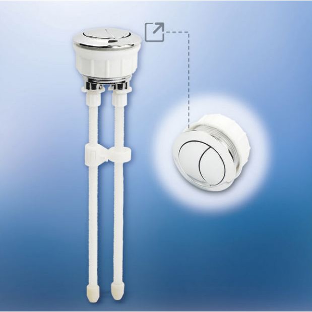 Double / Single Chrome Plated Push Button Cistern Mechanism Replacement ...