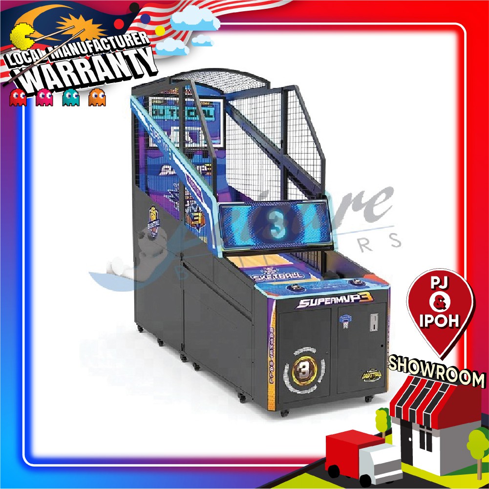 RaX Super MVP 3 Basketball Shooting Arcade Machine Amusement | Shopee Malaysia