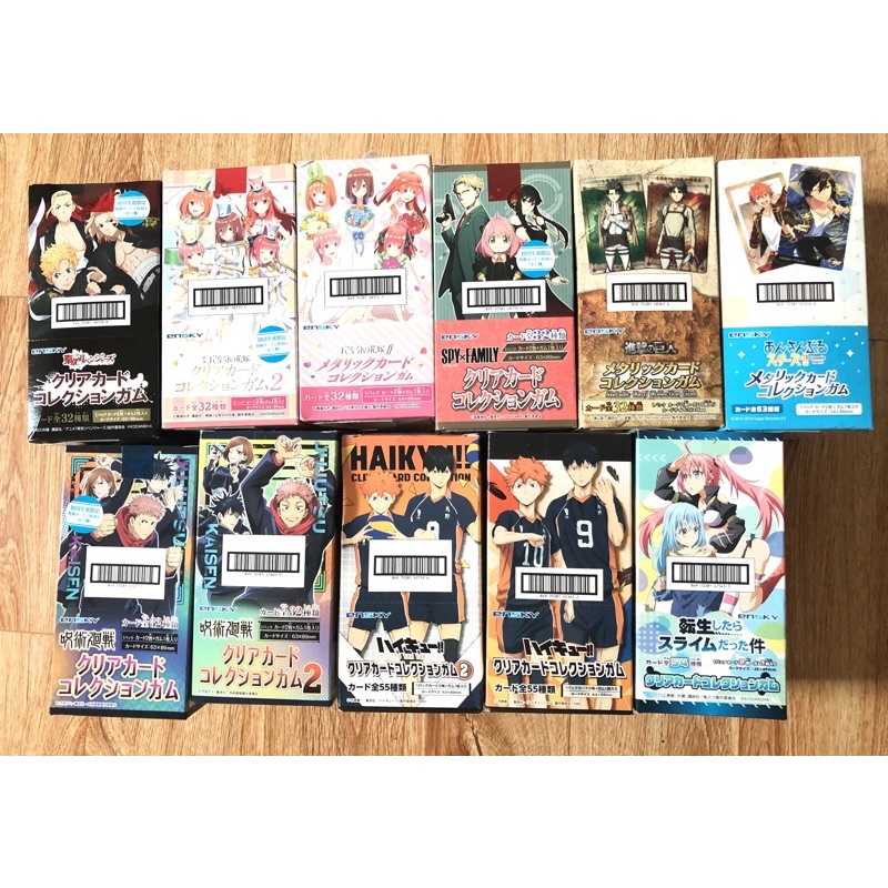 [Tanpopo ]LINK Jujutsu Kaisen/JJK/War Spell clear card BOX, 5nd, slime ...