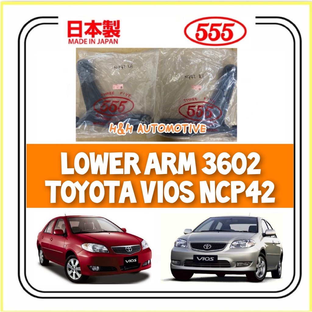 555 Japan Lower Arm Assy for Toyota Vios Ncp42 | Shopee Malaysia