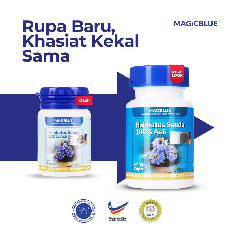 🔥READY STOCK!!🔥 MexBlue 60 Kapsul Habbatus Sauda (BLACK SEED) GRED A ...