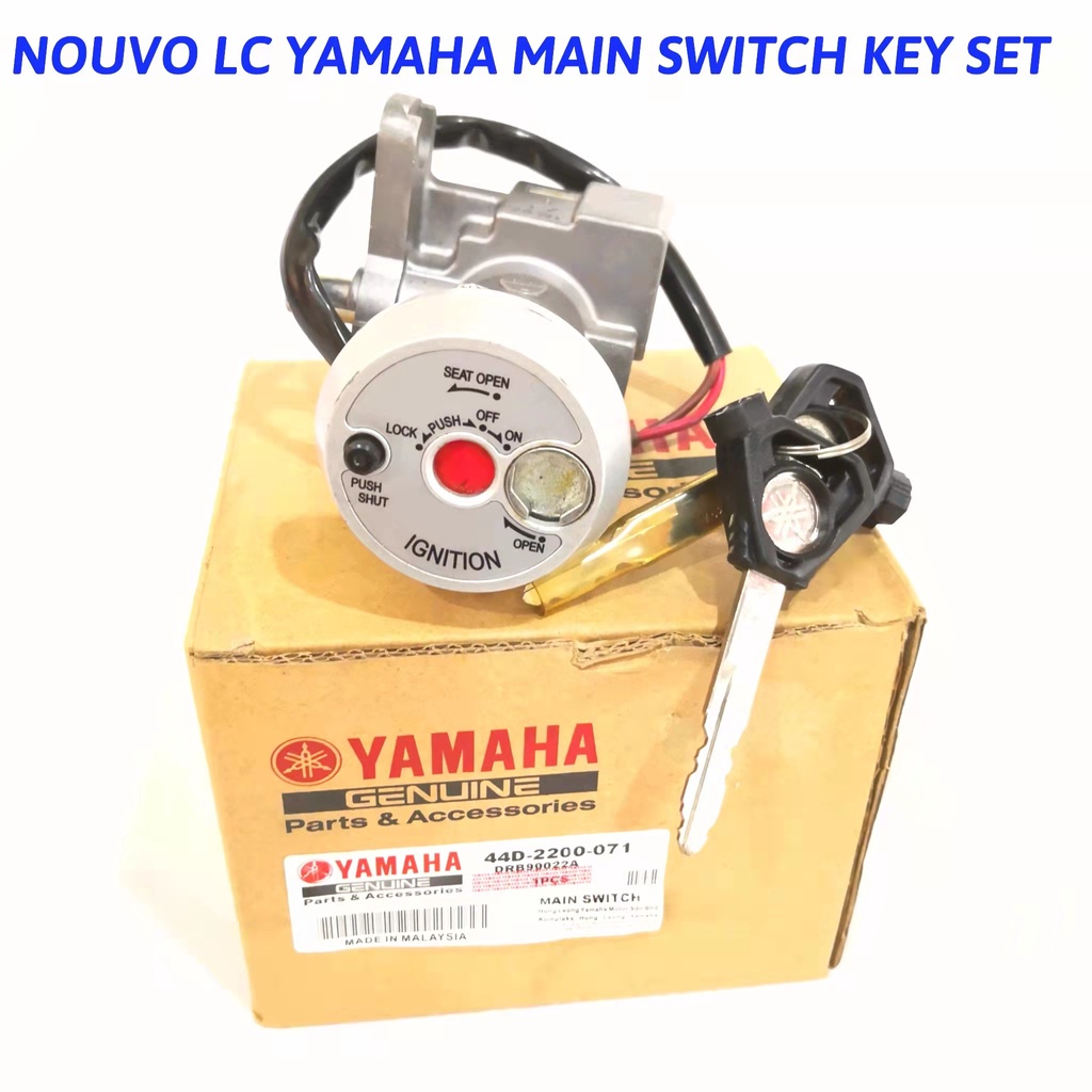 YAMAHA NOUVO LC MAIN SWITCH KEY SET KUNCI SWITCH ORIGINAL YAMAHA ...