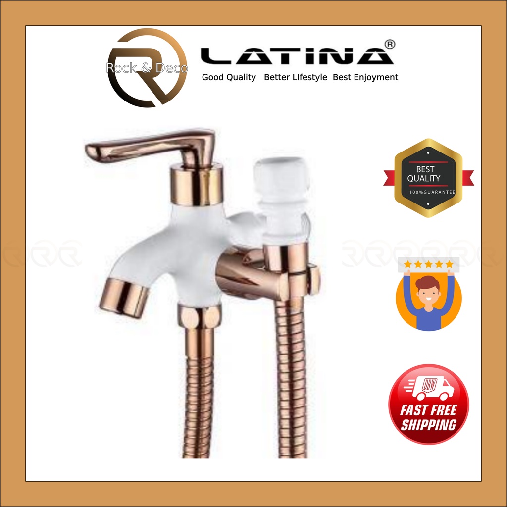 Hight Quality Color Water Tap SUS304 Rose Gold & White Gold Bath-Room ...