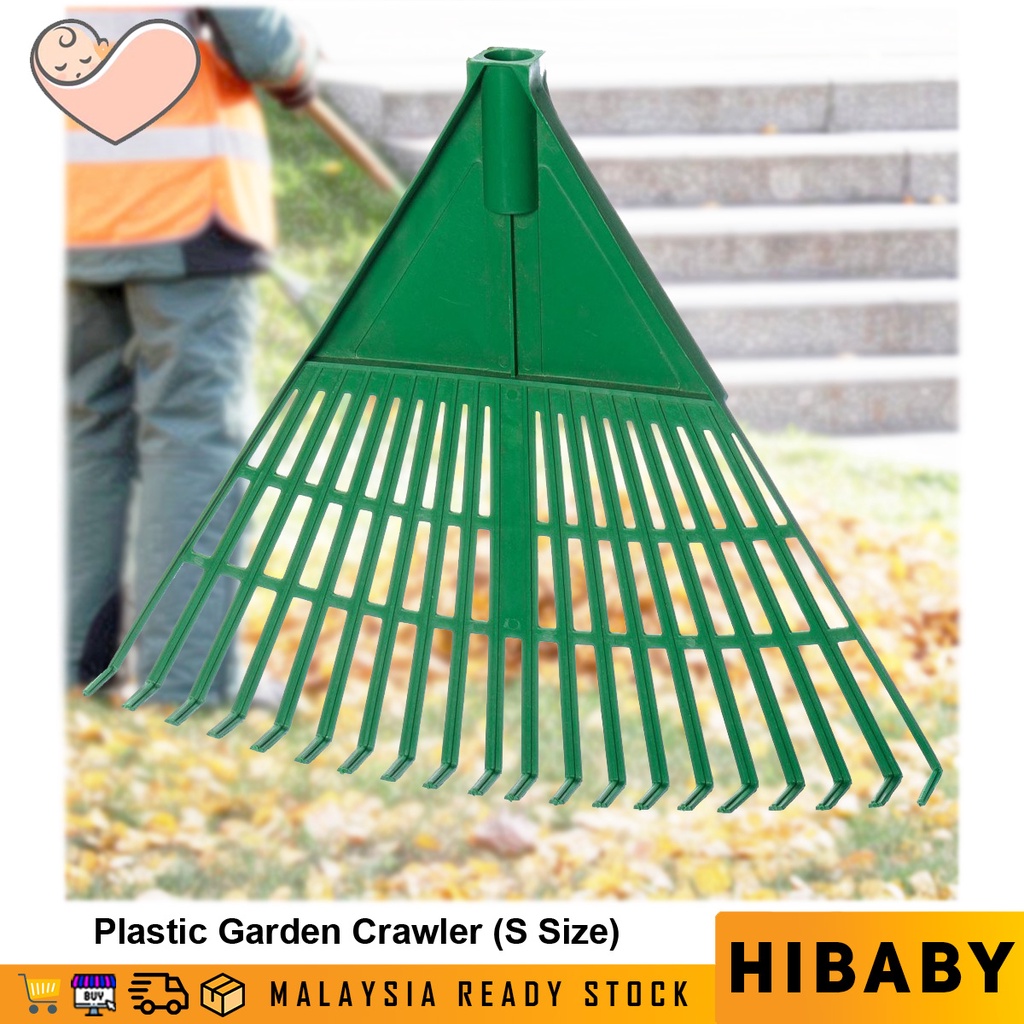 HIBABY Small Size Plastic Garden Crawler Plastic Rake Gardening Rake ...