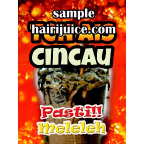 Sticker Air Balang Teh Ais Cincau Kalis Air ( 9 x 12 inci ) | Shopee ...