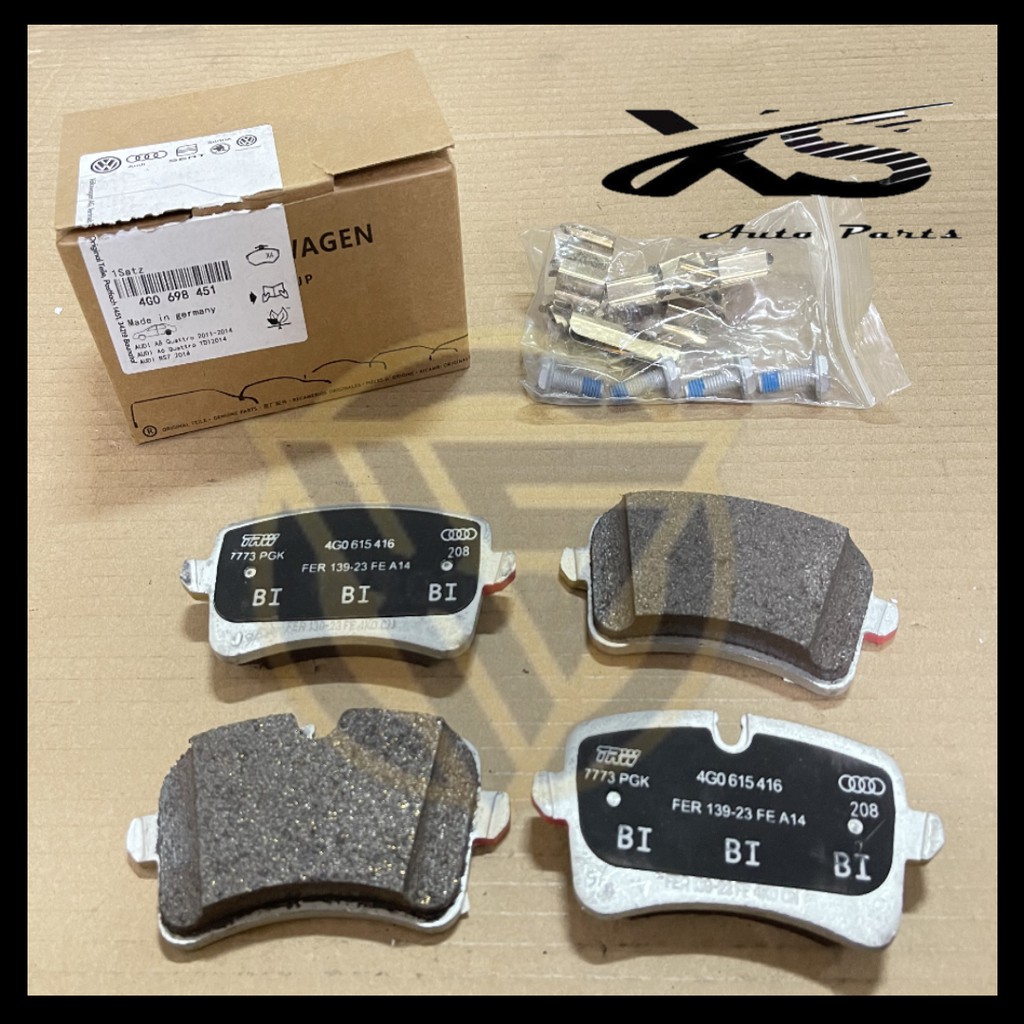 💯 ORIGINAL 💯Audi A6 A7 A8 DISC BRAKE PAD REAR ( 4G0 698 451 ) | Shopee ...