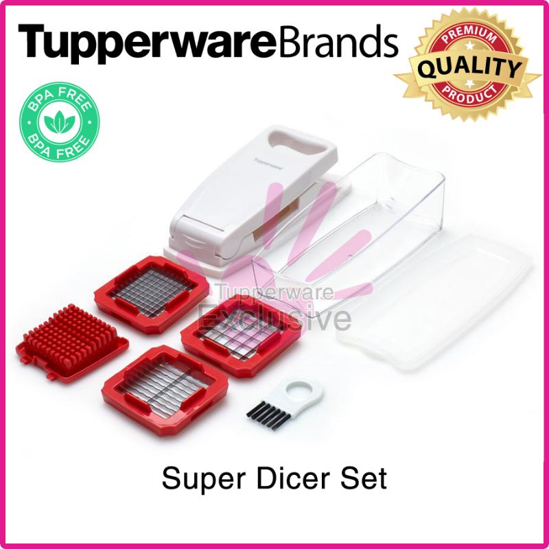 Super Dicer Set Tupperware Cutter Tupperware Chopper Tupperware Dicer ...