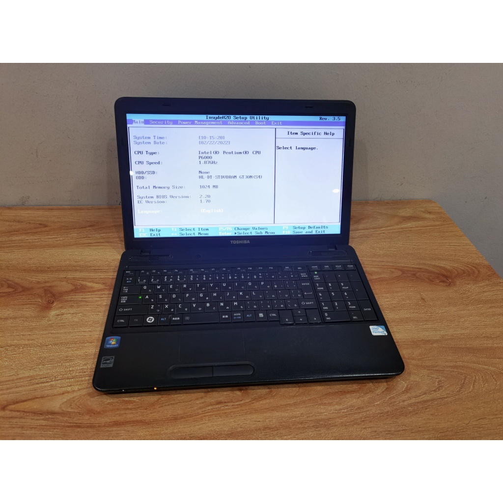 Laptop Toshiba Satellite Pro L650 LED 15.6inch ( Intel® Pentium® P600 1 ...