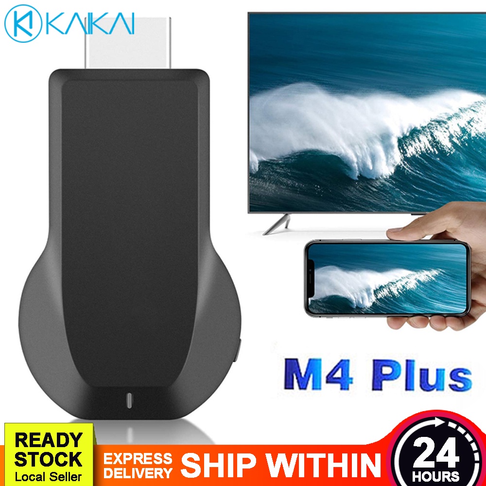 🔥PROMO🔥 1080P Full-HD Anycast M4 Plus Wireless Wifi Display Dongle ...