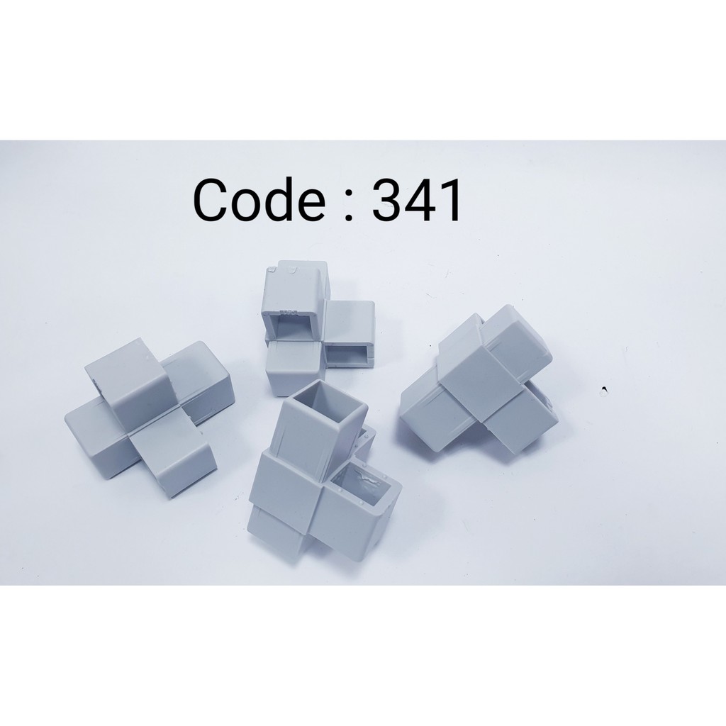 PVC Bracket (Model: 341) - 1" x 1" x 1" Three Way Bracket Tripple Joint ...