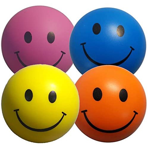 BF Stress Smile Squeeze Balls Funny Face Smiley Emoji Stress Balls for ...